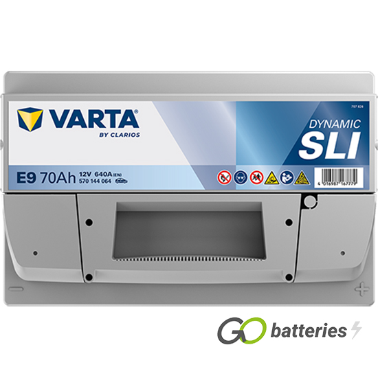 E9 Varta Dynamic SLI Battery 12V 70Ah 570 144 064 (100) - GoBatteries