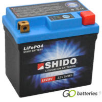 YTZ8V Shido Lithium Motorcycle Battery LiFePO4 LTZ8V (GTZ8V) - GoBatteries